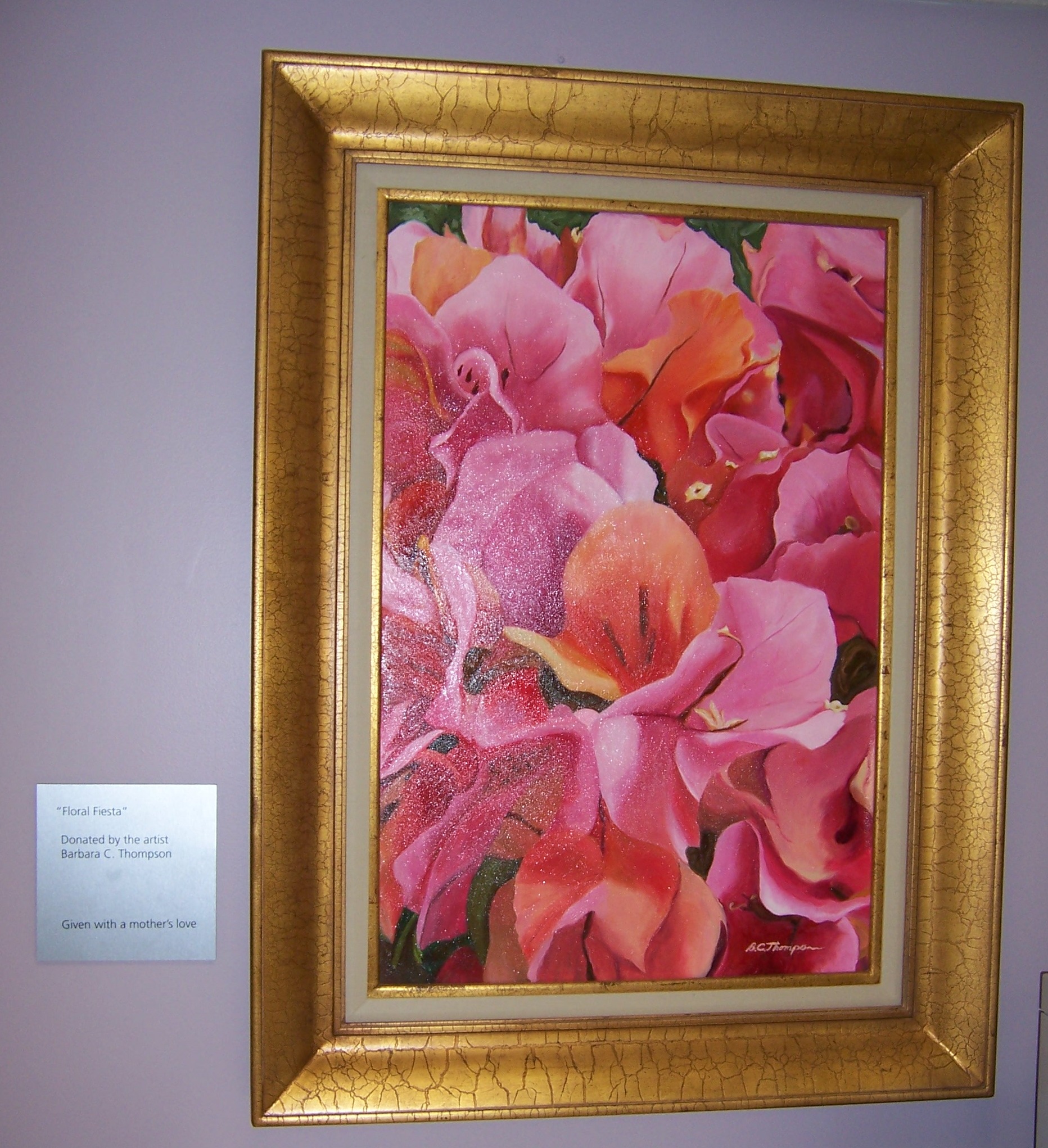 Family Birthplace Receives Painting - CMH Foundation